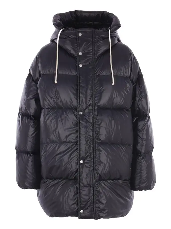 JIL SANDER Oversize Puffer Jacket - Black