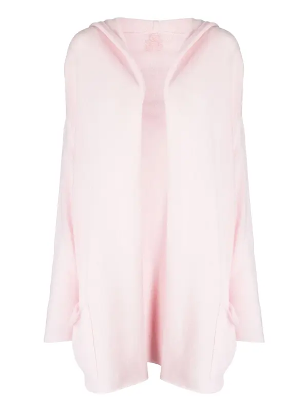 TEDDY CASHMERE Napoli Hooded Cardigan - Pink