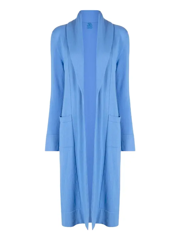 TEDDY CASHMERE Venezia Open-front Cashmere Cardigan - Blue
