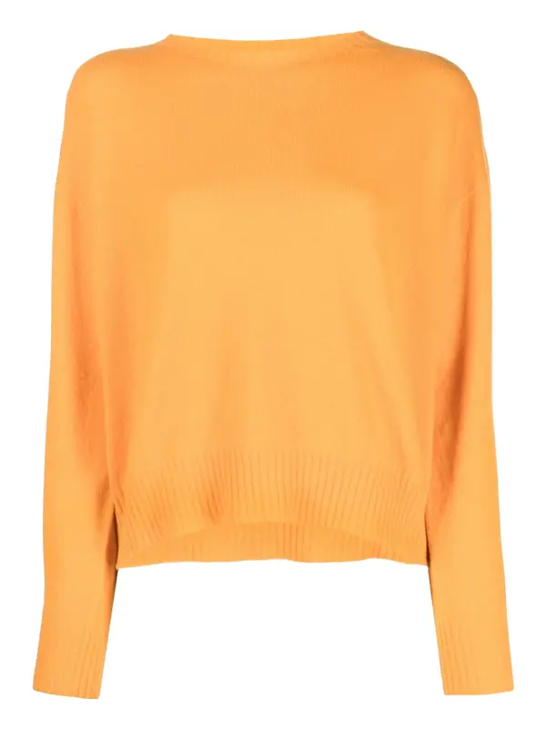 TWINSET Drop-shoulder Cashmere Jumper - Orange