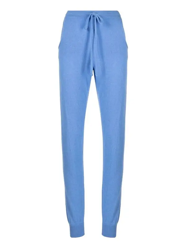 TEDDY CASHMERE Milano Cashmere Track Pants - Blue