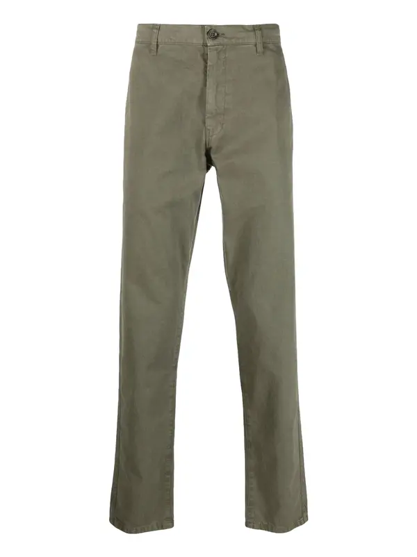 Aspesi Straight-leg Chino Trousers - Green