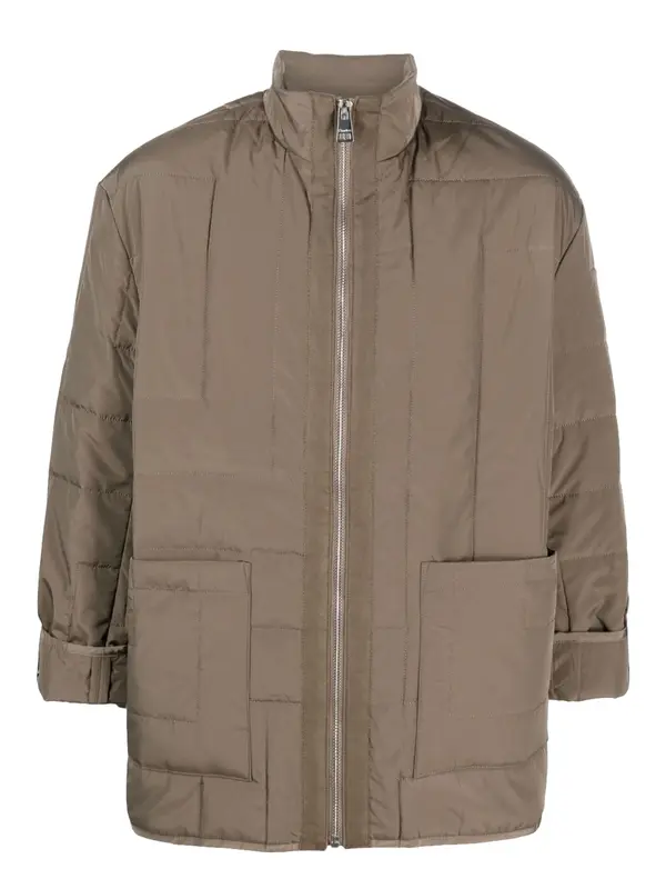 ÉTUDES STUDIO Parisii Zip-up Parka Coat - Brown