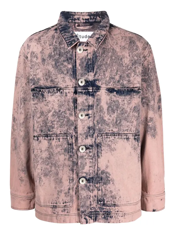 ÉTUDES STUDIO Hopper Denim Shirt Jacket - Pink