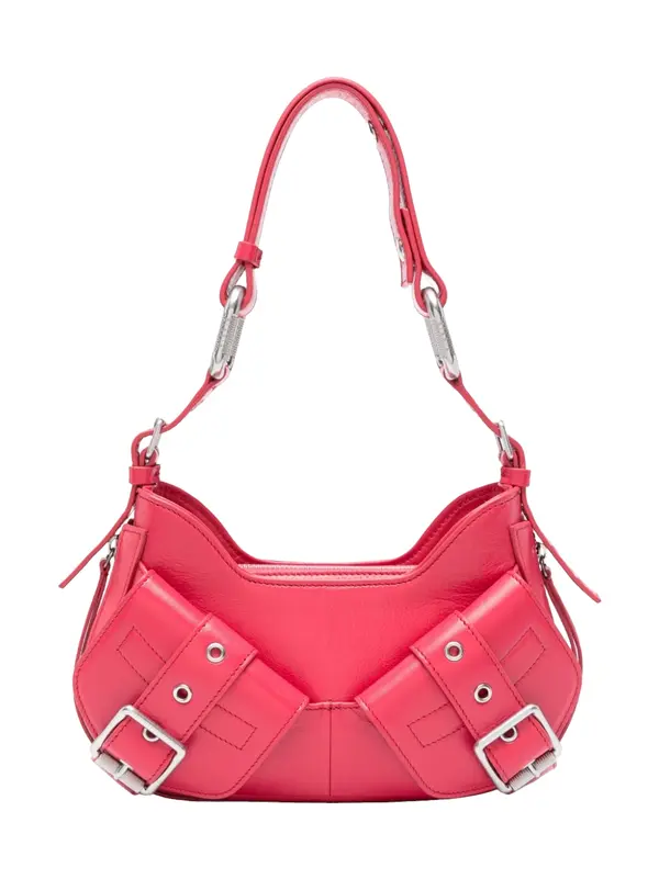 BIASIA Y2k Leather Shoulder Bag - Pink