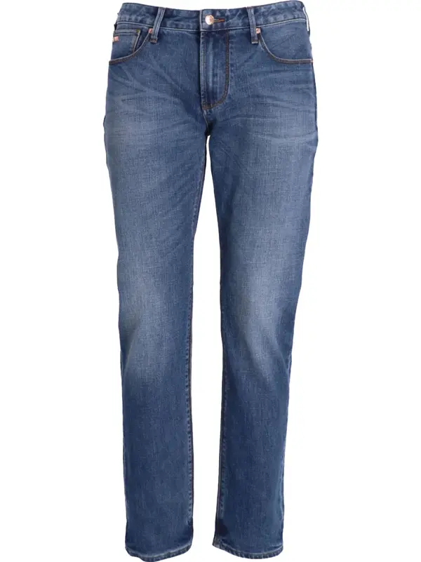 Emporio Armani J06 Slim-cut Jeans - Blue