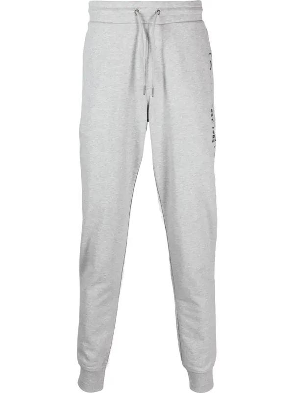 Tommy Hilfiger Logo-print Tapered Track Pants - Grey