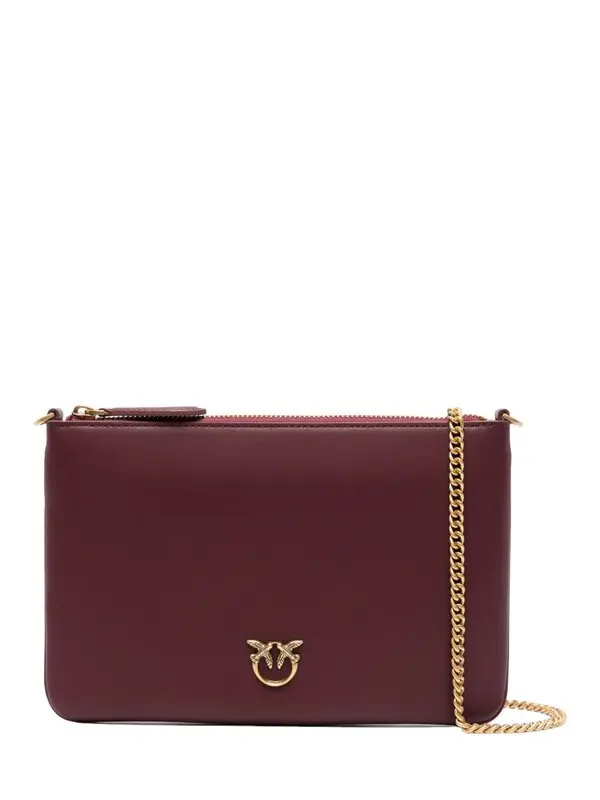 Pinko Flat Crossbody Bag - Red