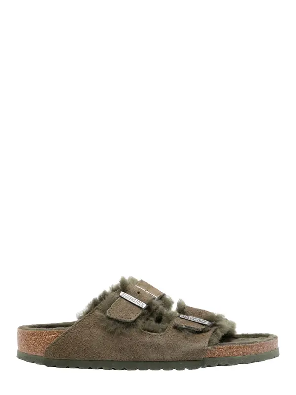 BIRKENSTOCK Arizona Suede Sandals - Green
