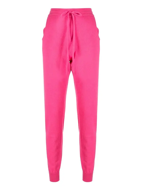 TEDDY CASHMERE Milano Cashmere Track Pants By - Pink