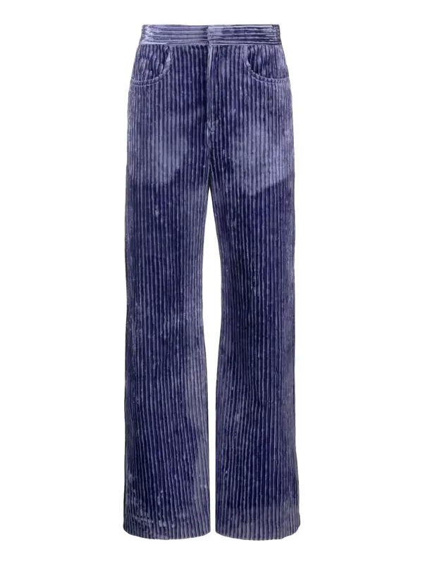 Isabel Marant Daryl Corduroy Trousers - Purple