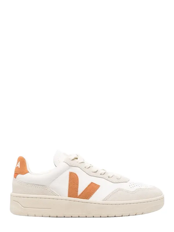 VEJA V-90 Leather Sneakers - White
