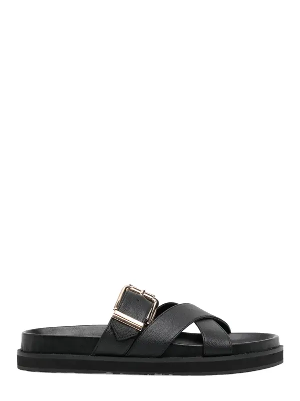 Senso Nia I Leather Sandals - Black
