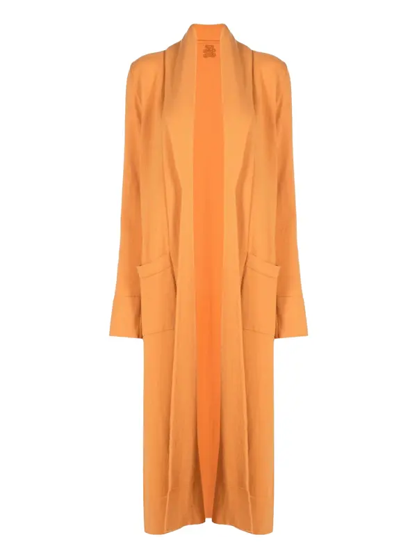 TEDDY CASHMERE Venezia Open-front Cardigan - Orange