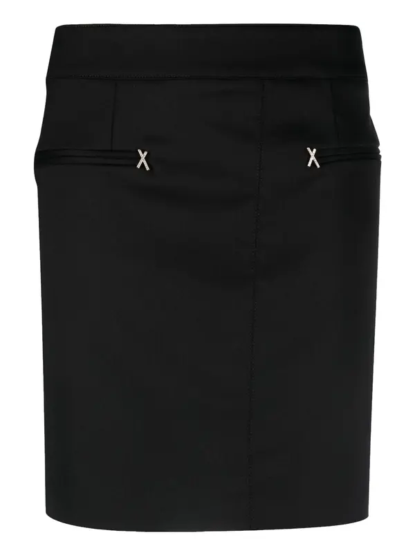 GENNY Crystal-embellished Skirt - Black