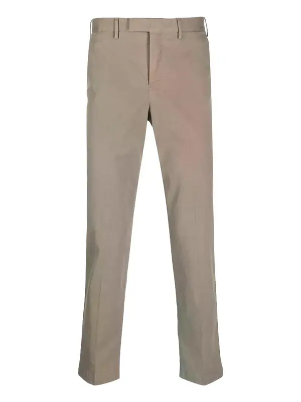 PT TORINO Straight-leg Tailored Trousers - Neutrals