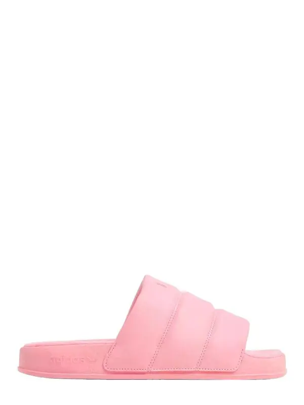 Adidas Embossed Logo Open-toe Slides - Pink