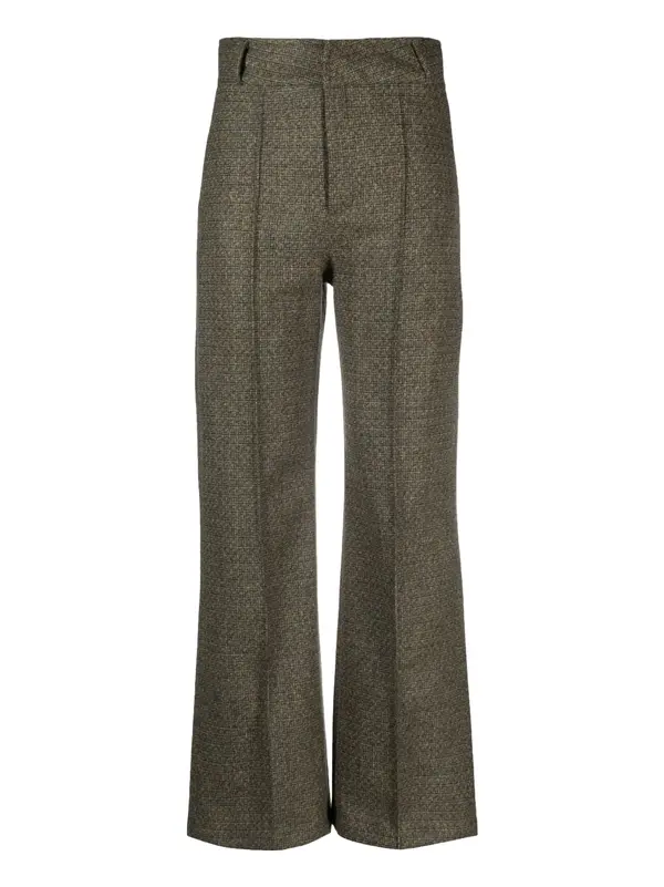 DESTREE Yoshitomo Straight-leg Trousers - Green