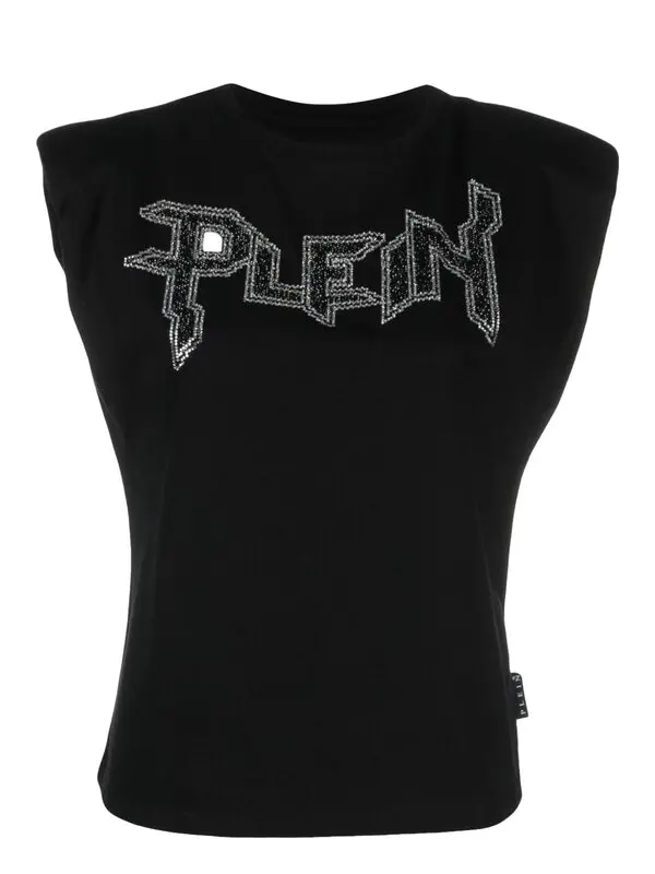 Philipp Plein Logo-embellished Tank Top - Black