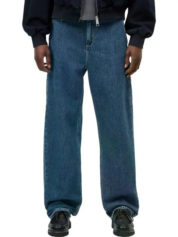 Carhartt Work In Progress Mid-rise Straight-leg Jeans - Blue