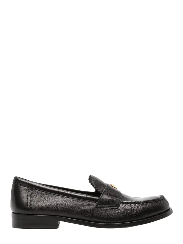 Tory Burch Leather Loafers - Black