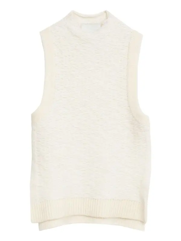 3.1 Phillip Lim Mock-neck Wool Top - White