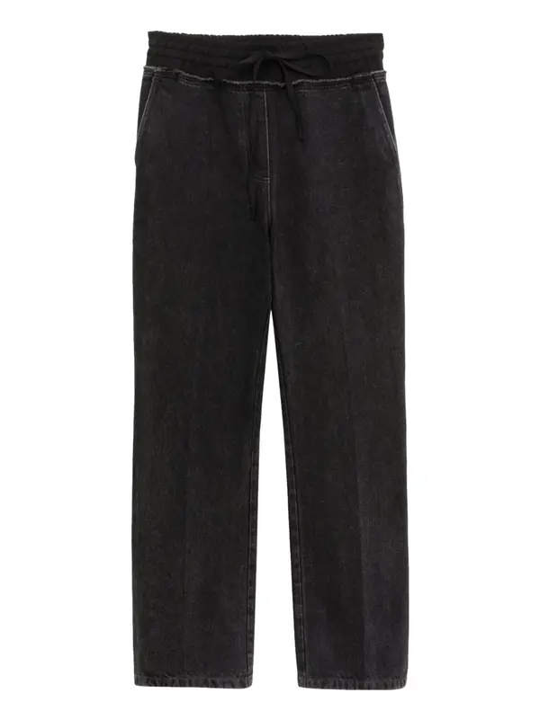 3.1 Phillip Lim Drawstring Straight-leg Trousers - Black