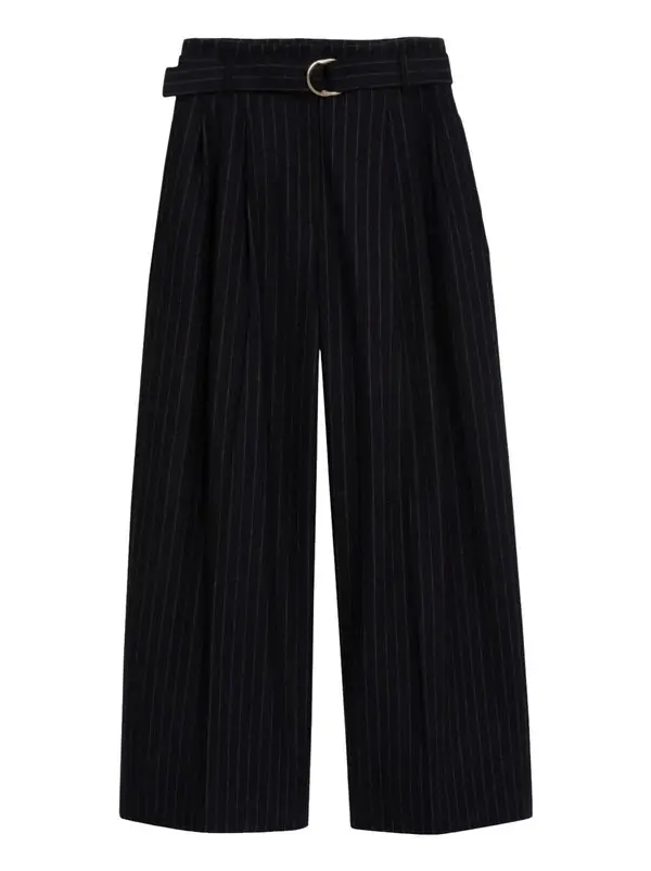 3.1 Phillip Lim Flannel Striped Wide-leg Trousers - Blue