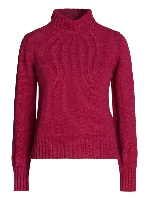 &daughter Audrey Wool Turtleneck Sweater - Fuchsia
