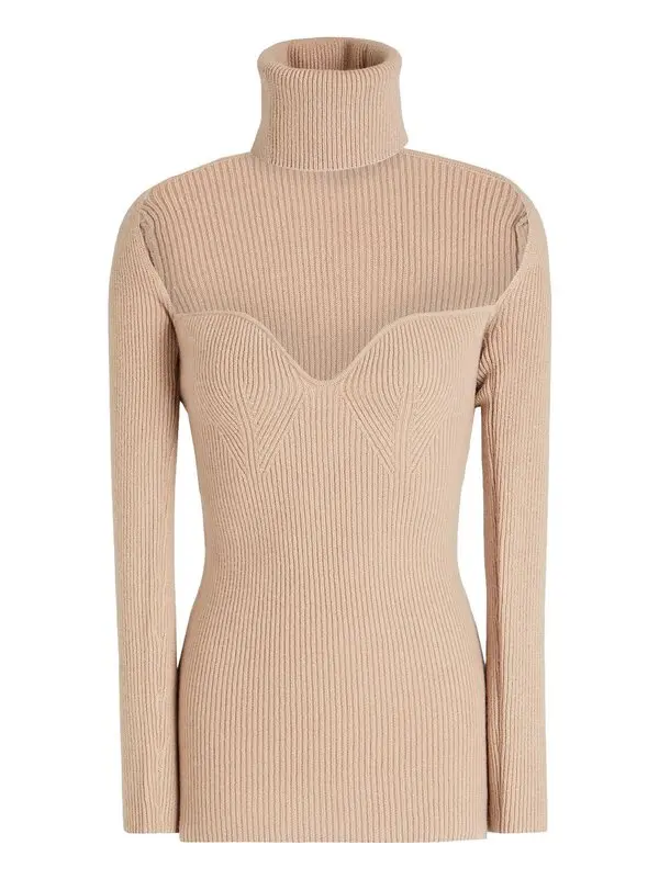 Arch4 Amandine Convertible Cashmere Sweater - Sand