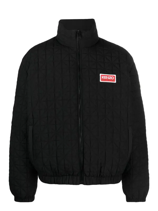 Kenzo Sashiko-stitch Puffer Jacket - Black