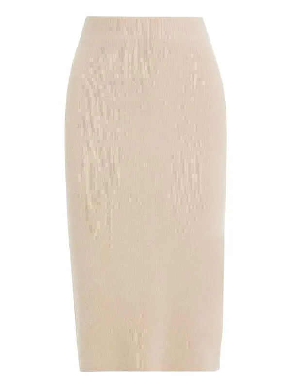 Arch4 Cashmere Skirt - Beige