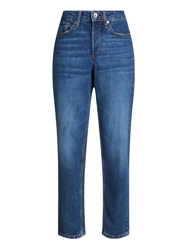 Rag & Bone Rosa Faded Boyfriend Jeans - Mid Denim