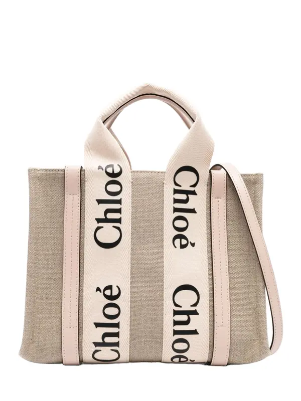 Chloé Small Woody Tote Bag - Neutrals