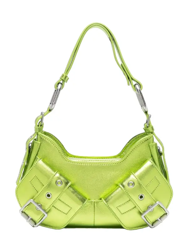 BIASIA Y2k Small Leather Shoulder Bag - Green