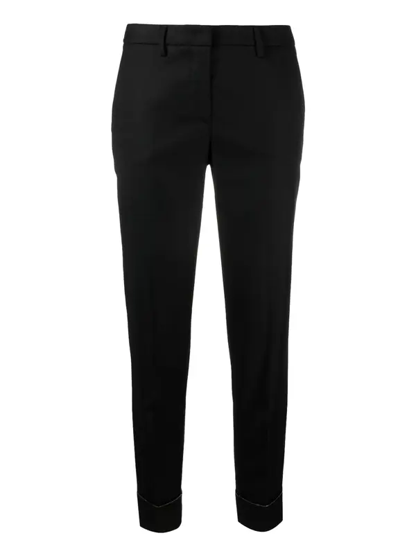 Fabiana Filippi Cropped Tailored Trousers - Black