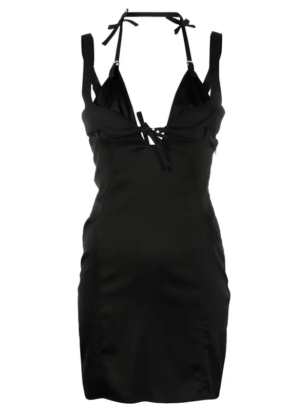 Jacquemus Ciceri Bodycon Mini Dress - Black