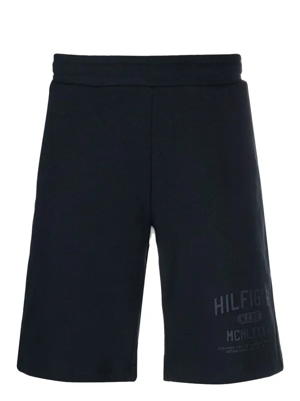 Tommy Hilfiger Logo-print Track Shorts - Blue