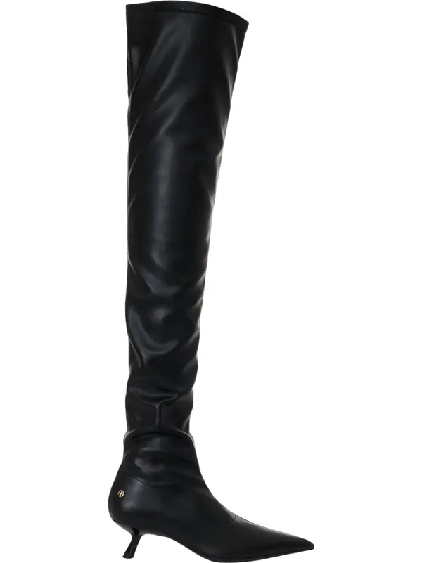 ANINE BING Hilda 50mm Knee Boots - Black