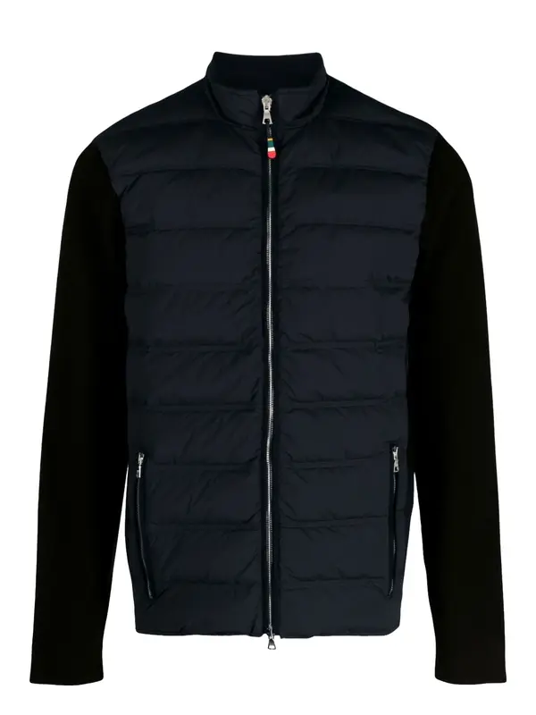 Orlebar Brown Wallace Panelled Padded Jacket - Blue