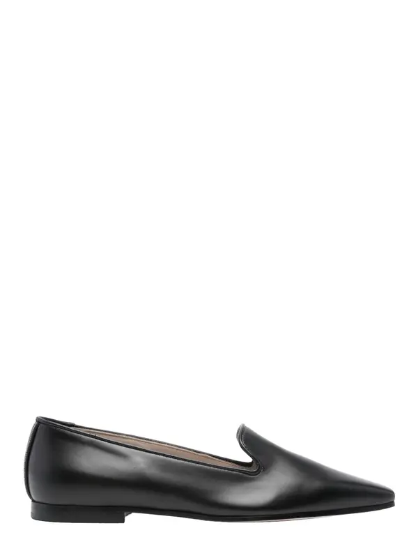 Fabiana Filippi Leather Loafers - Black