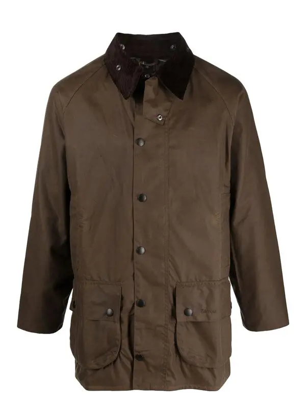 Barbour Wax-coated Cotton Jacket - Brown