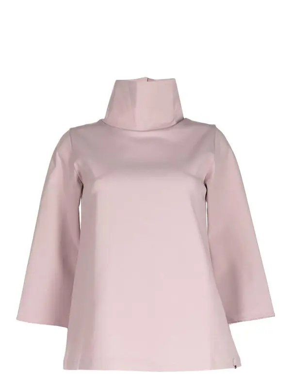 Herno Contrast-trim Knitted Top - Pink