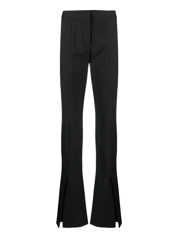 Off-White Tech Drill Flared Trousers - Black