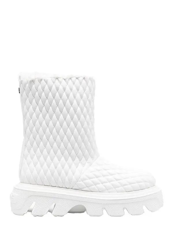 Casadei Generation C Dome Boots - White