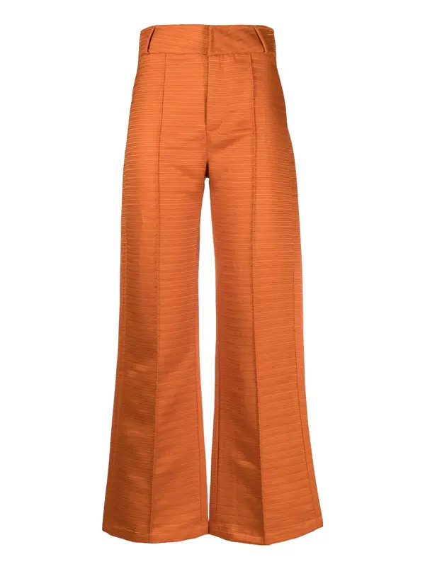DESTREE Straight-leg Trousers - Orange