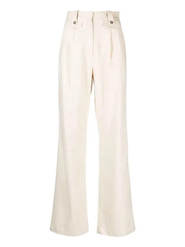 DESTREE Charlotte Straight-leg Trousers - Neutrals