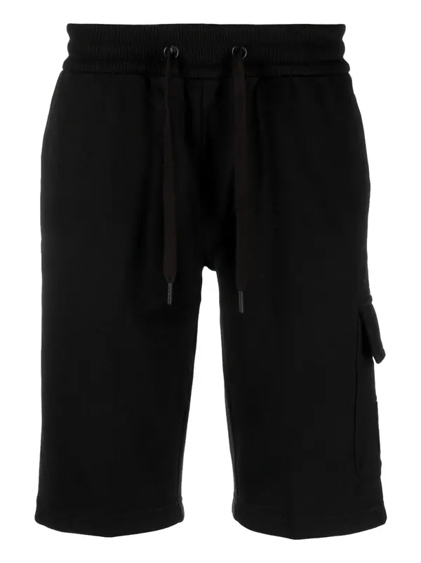 Calvin Klein Logo-badge Track Shorts - Black