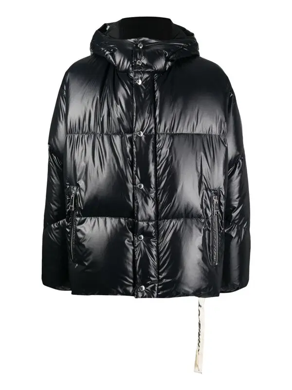 Khrisjoy Logo-tape Padded Jacket - Black