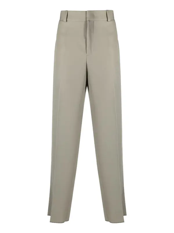 JIL SANDER Straight-leg Tailored Trousers - Green